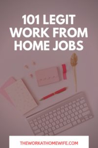 101 Legitimate Home-Based Jobs