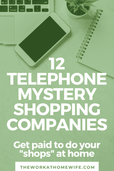 12 Telephone Mystery Shopping Companies: Work from Home as a Mystery ...