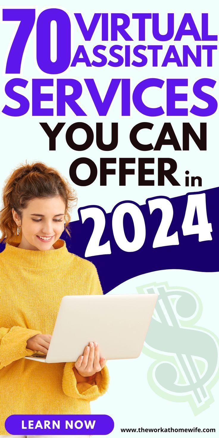 2024 Virtual Assistant Services List: 70 Ideas – The Work at Home Wife