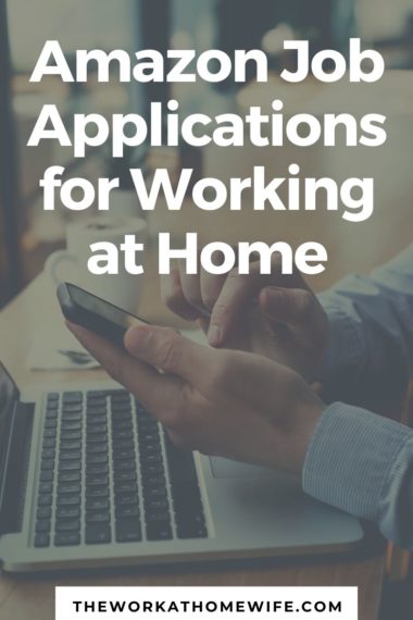 Amazon Job Applications for Working at Home