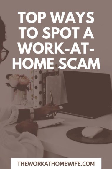 Top Ways To Spot Avoid Work At Home Scams