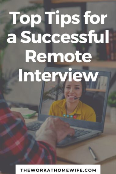 Top Tips for a Successful Remote Interview